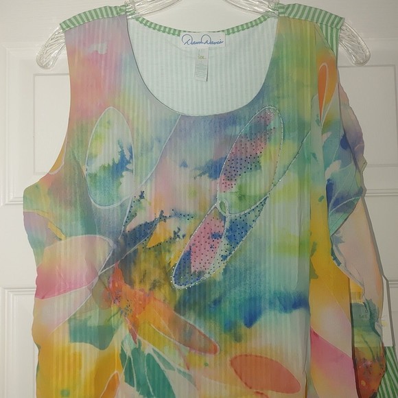 Dawn Davis | Tops | Dawn Davis Butterfly Whirlwind Art To Wear ...